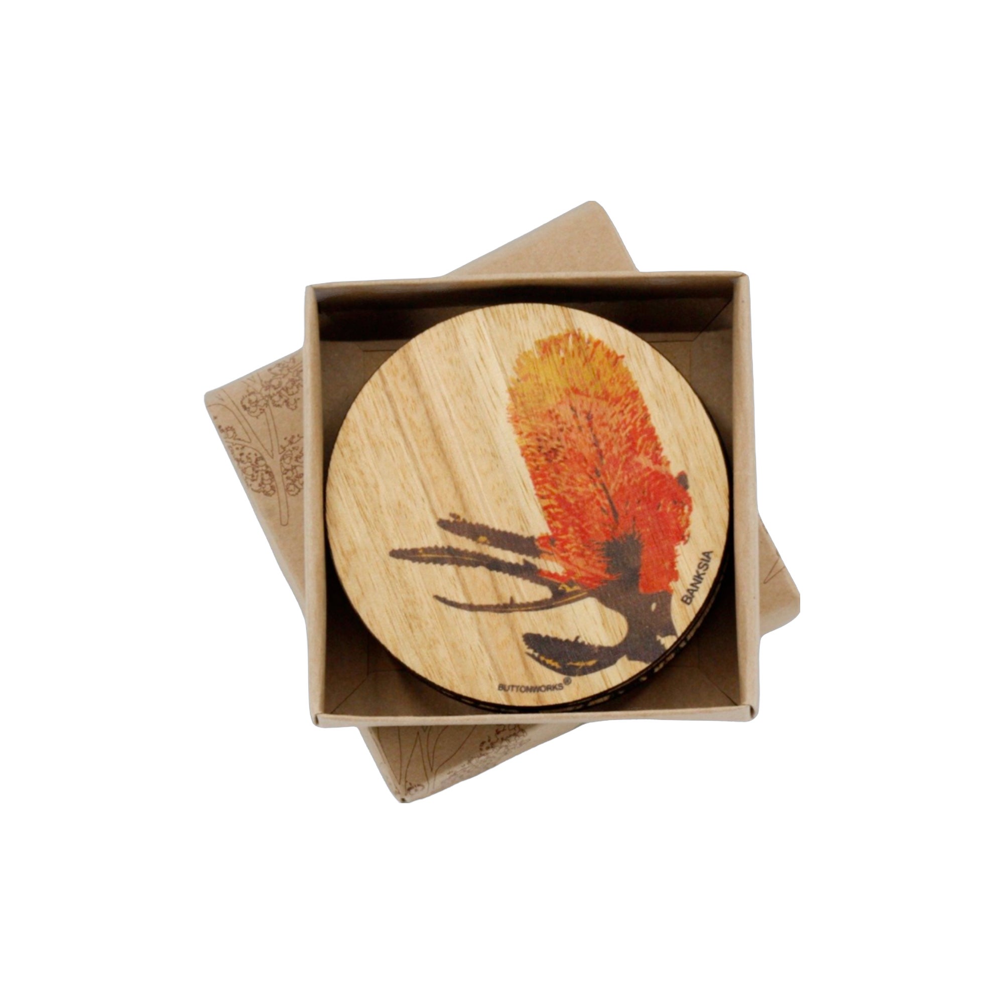 Buttonworks timber coasters | McClelland Design Store